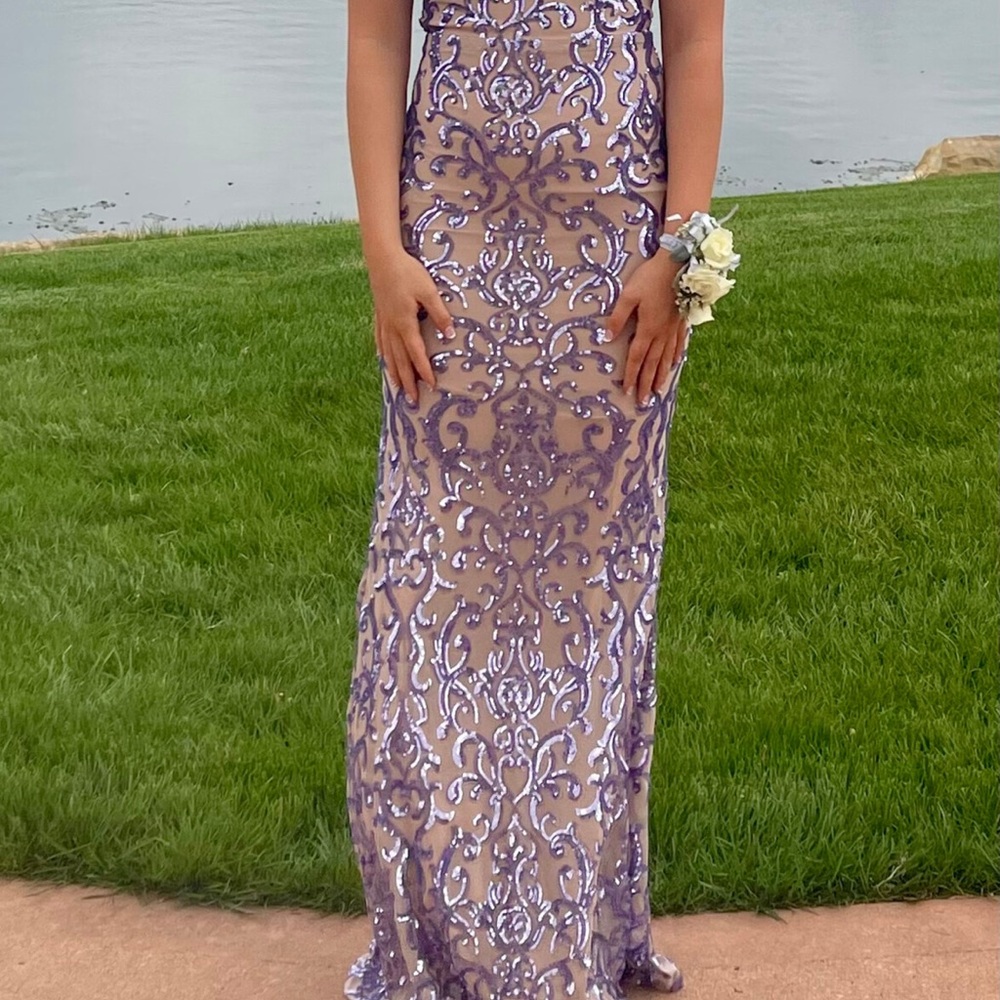 Stunning Purple Prom Dress With Elegant Design And In… - Gem